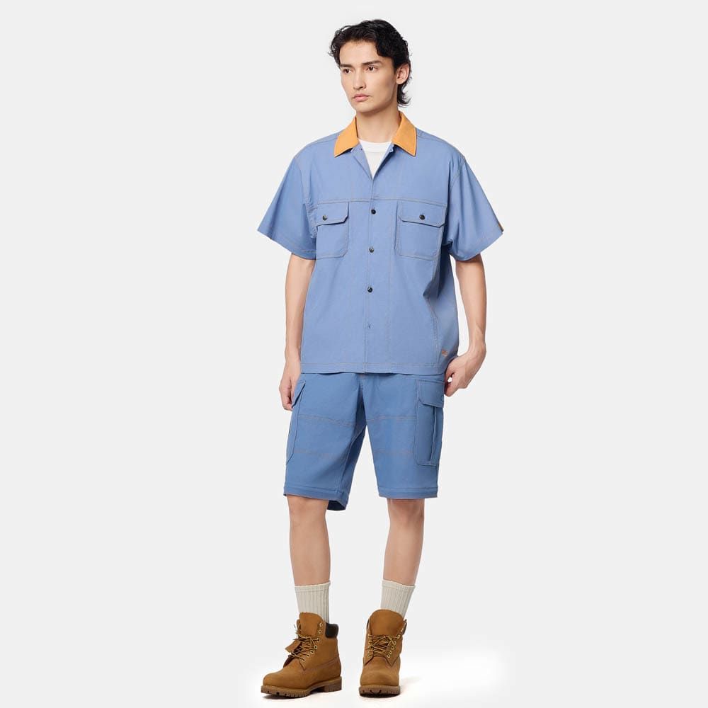 TOKYO DESIGN COLLECTIVE】 半袖 ダンガリー シャツ ユニセックス